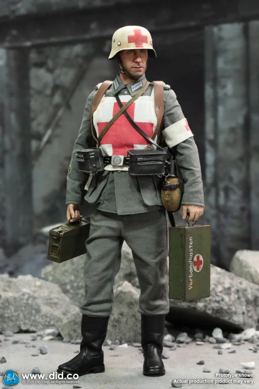 Figurka Gröger - WWII German WH Medic Officer Candidate Unterazt 1/6 ...